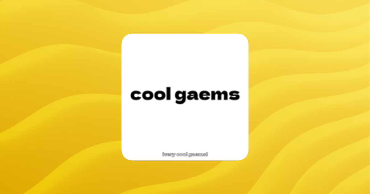 cool gaems - Guilded