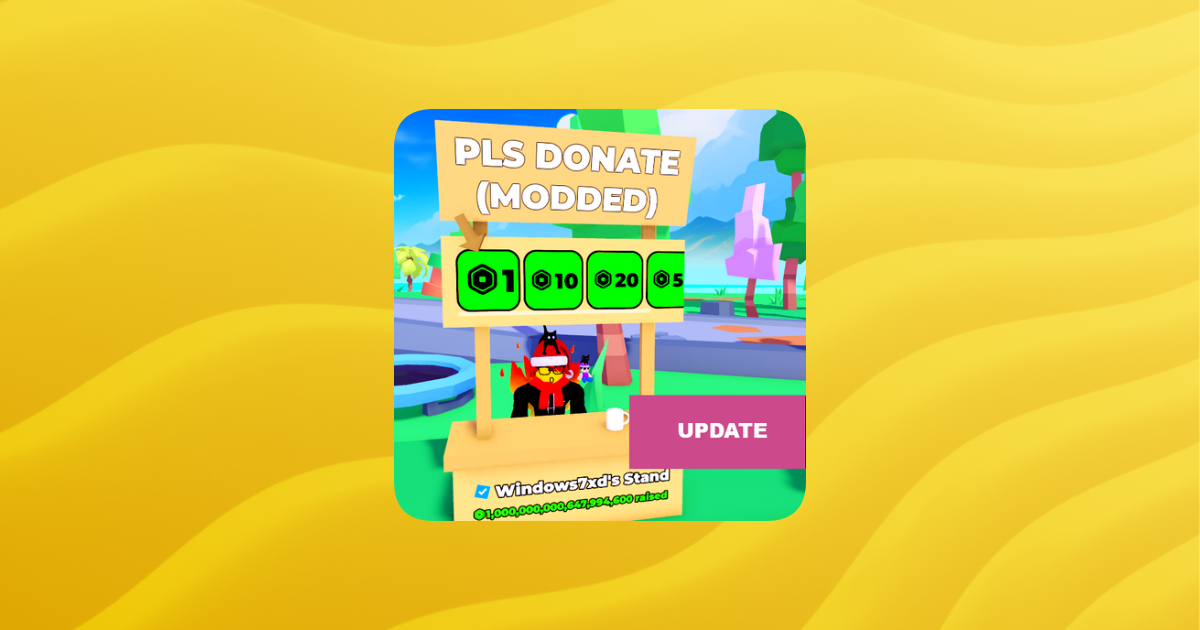 Pls donate modded FAKE ROBUX - Guilded