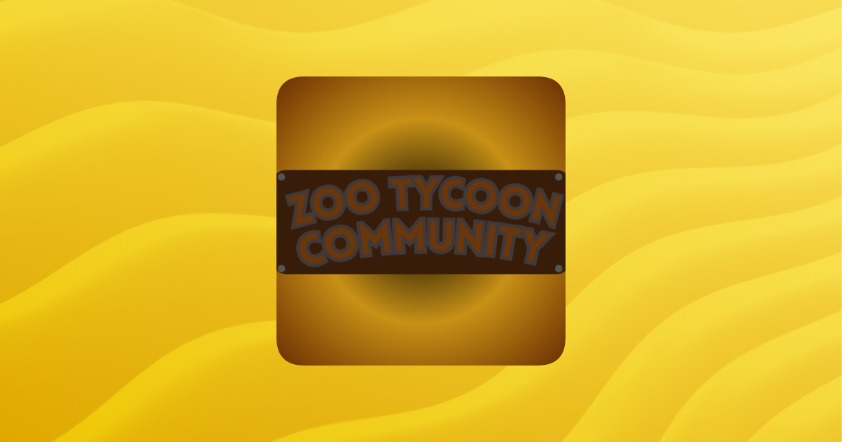 Zoo Tycoon Community - Guilded