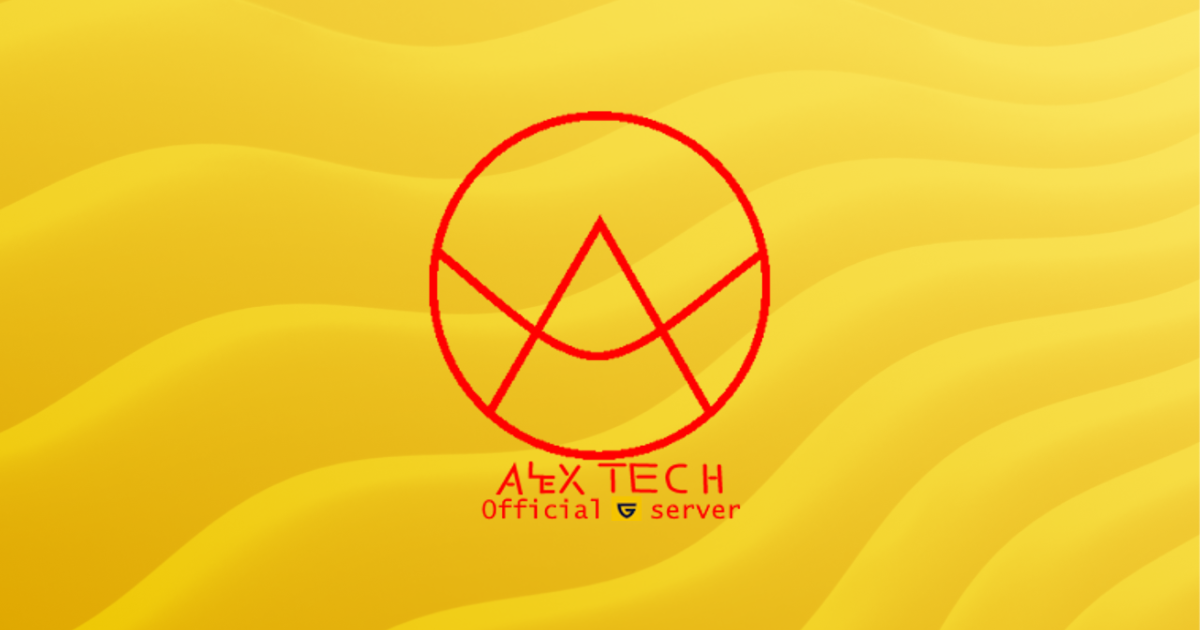 Alex's tech official server - Guilded